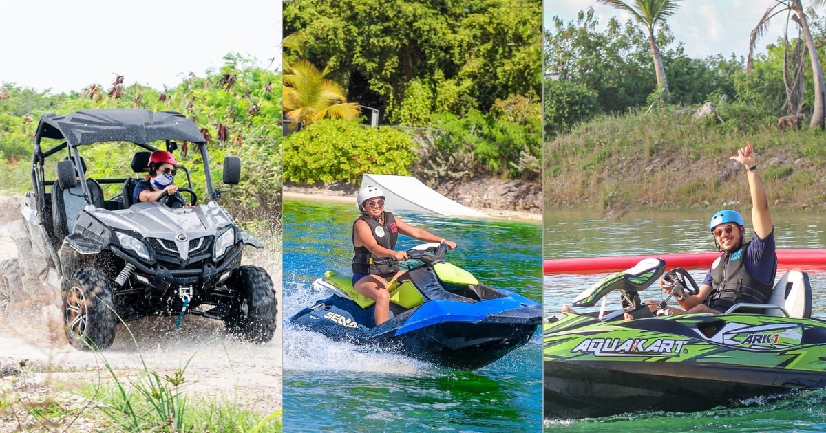 Punta Cana Adventure Pack – Jet Ski, Buggy & Aqua Karts Fun | GetYourGuide