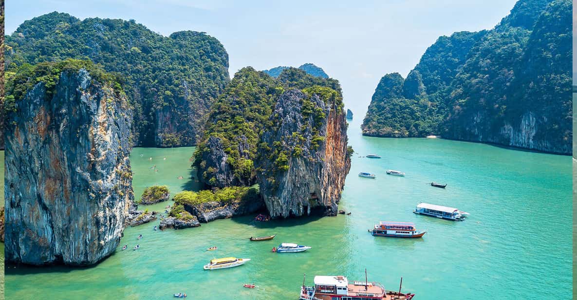 Phang Nga Bay Long Tail Boat med frokost | GetYourGuide