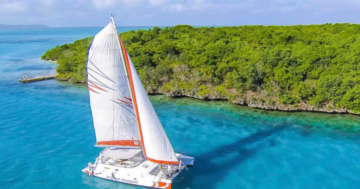Mauritius Full-Day Catamaran Tour to Ile aux Cerfs & Lunch | GetYourGuide