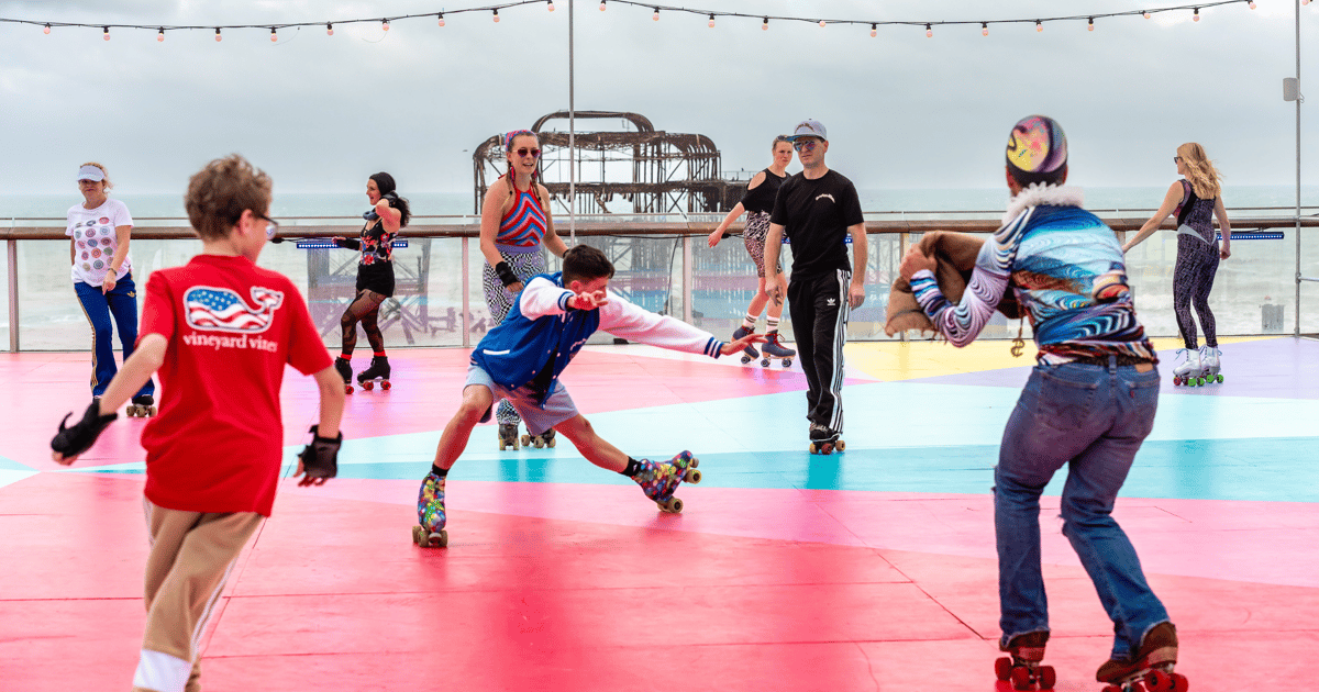 Brighton: i360 Glass Viewing Pod ja Skate 360 Rink sisäänkäynti ...
