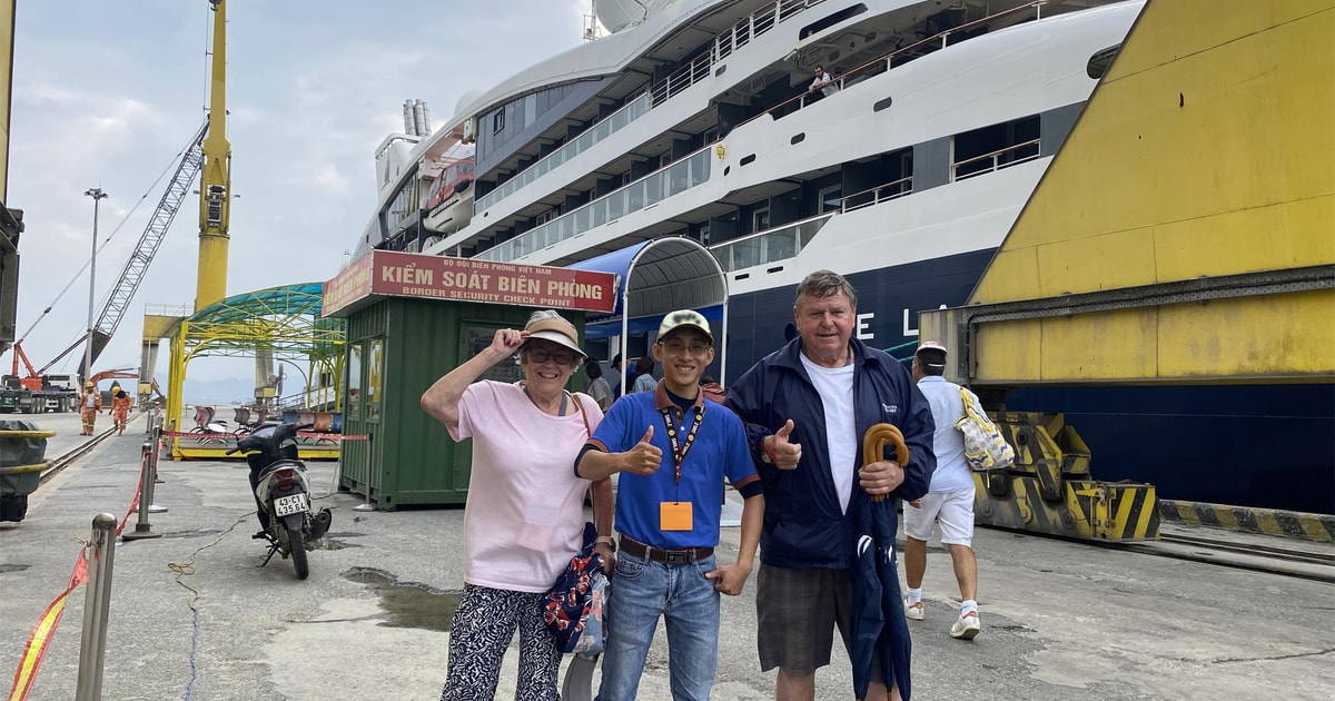 Chan May Port/Tien Sa Port till Golden Bridge och Ba Na Hills ...