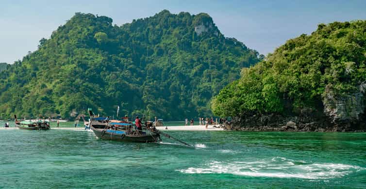 Krabi: 4 Islands & Krabi's Separated Sea Longtail Boat Tour | GetYourGuide