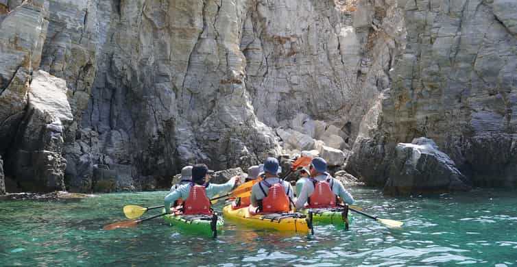 Naxos: Sea Kayak Trip at Rina Cave with Snorkeling & Picnic | GetYourGuide