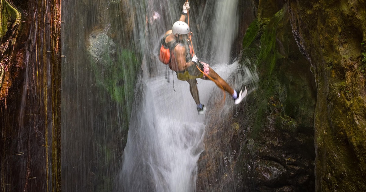 Rio Colorado: Canyoning Tour with La Victoria Waterfall | GetYourGuide
