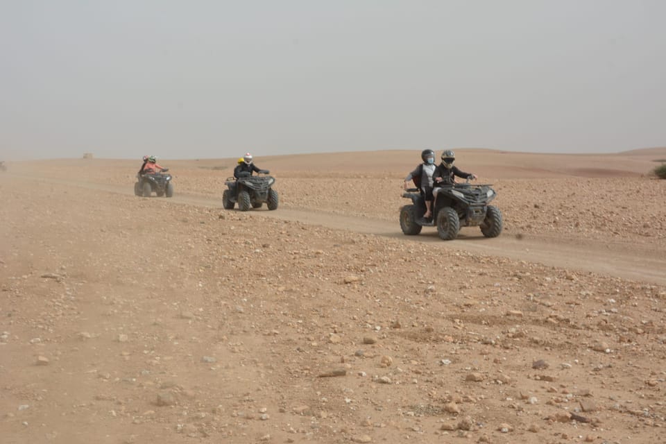 Quad excursion in the Agafay desert with Evening Dinner Show | GetYourGuide
