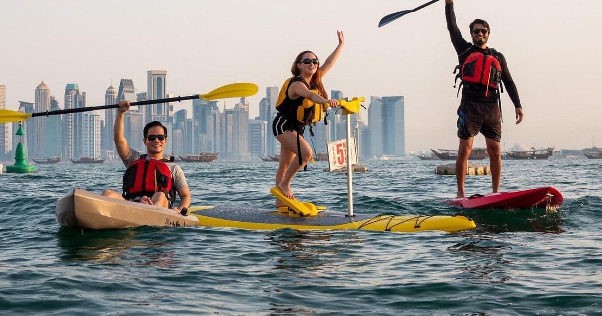 Doha: Skyline Kayak Guided Tour | GetYourGuide