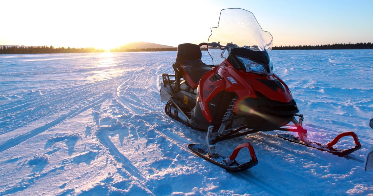 Levi: 3 Hour Snowmobile Safari Around Levi with Coffee Break | GetYourGuide