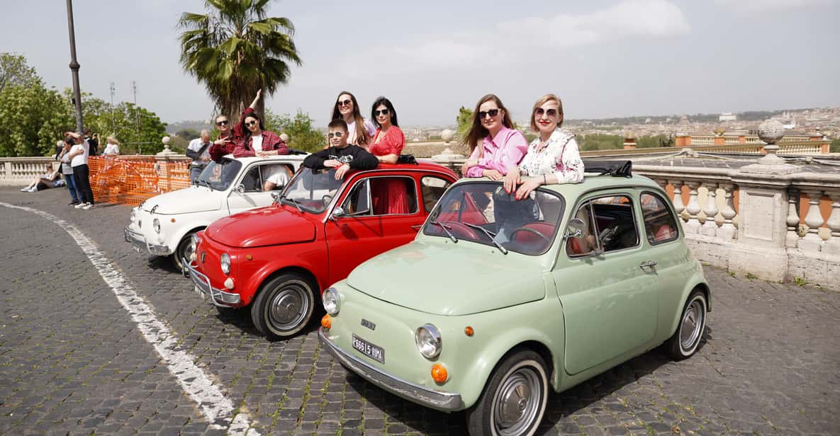 Roma: Fiat500 & Aperol Spritz Photo tour | GetYourGuide