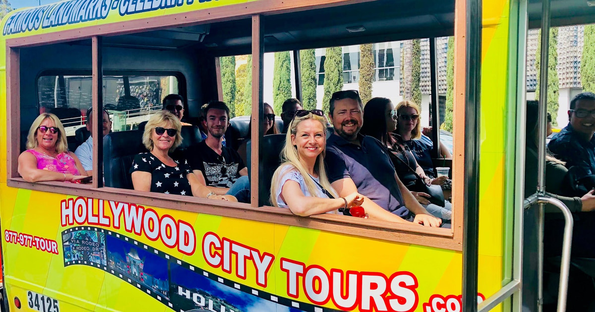 Los Angeles: Hollywood & Celebrity Homes Open-Air Bus Tour | GetYourGuide