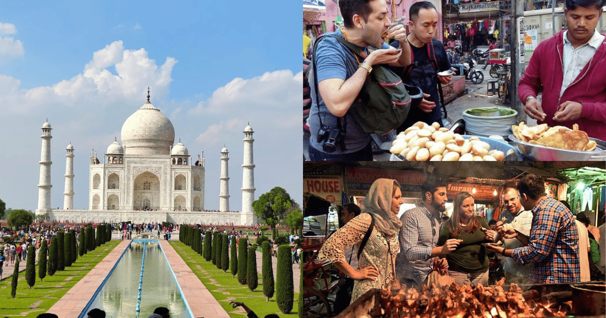 Agra: Taj Mahal Walking Tour with Street Food Tour | GetYourGuide