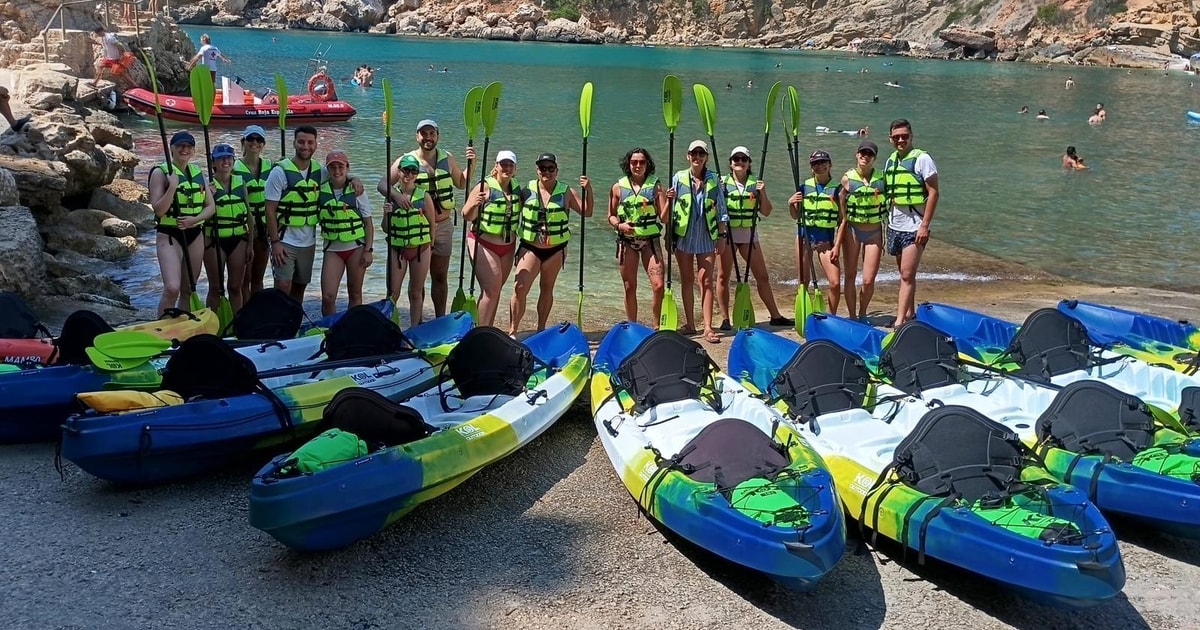 JAVEA-PLAYA GRANADELLA: KAYAKING EXCURSIONS THROUGH THE CALAS DE LA ...
