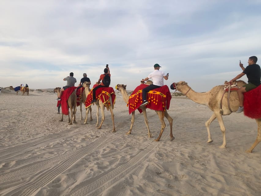 Doha Desert Safari: Dune Bashing, Camel Ride, Inland sea | GetYourGuide