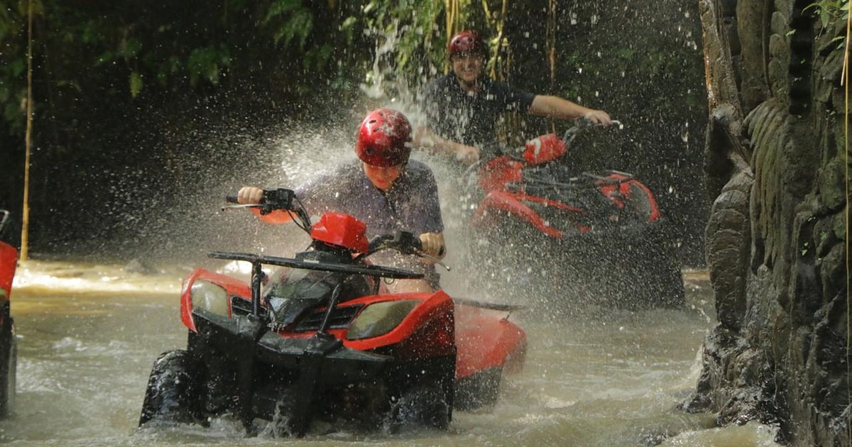 Bali ATV Ride in Ubud through Tunnel, Rice Fields, Puddles | GetYourGuide