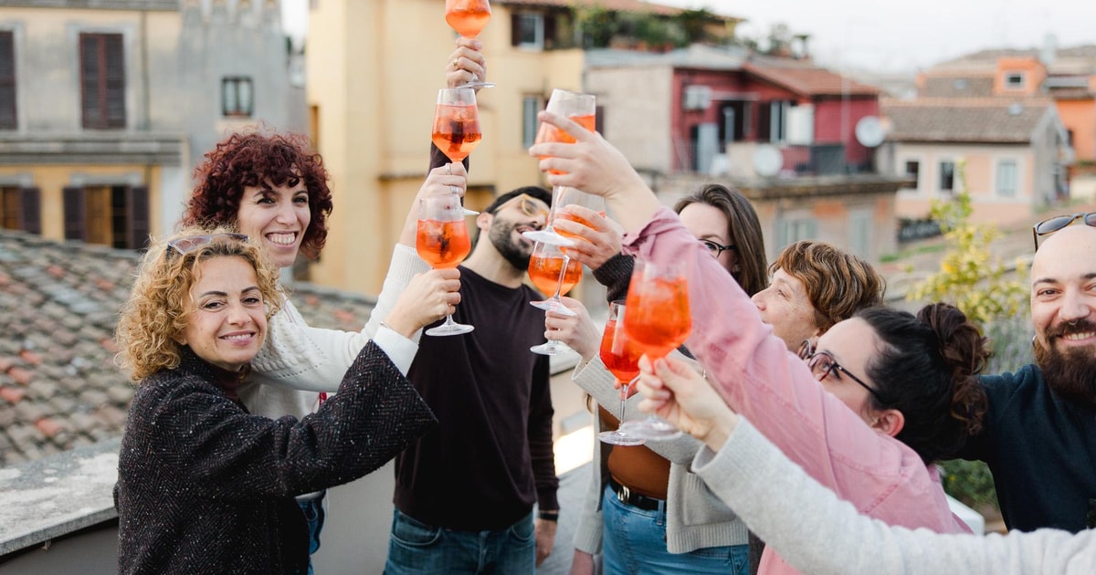 Rom: Foodtour durch das historische Zentrum mit Rooftop Spritz ...