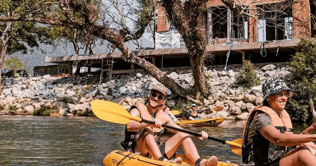 Vang Vieng: Zipline&kajakken&BlueLagoon 1 | GetYourGuide