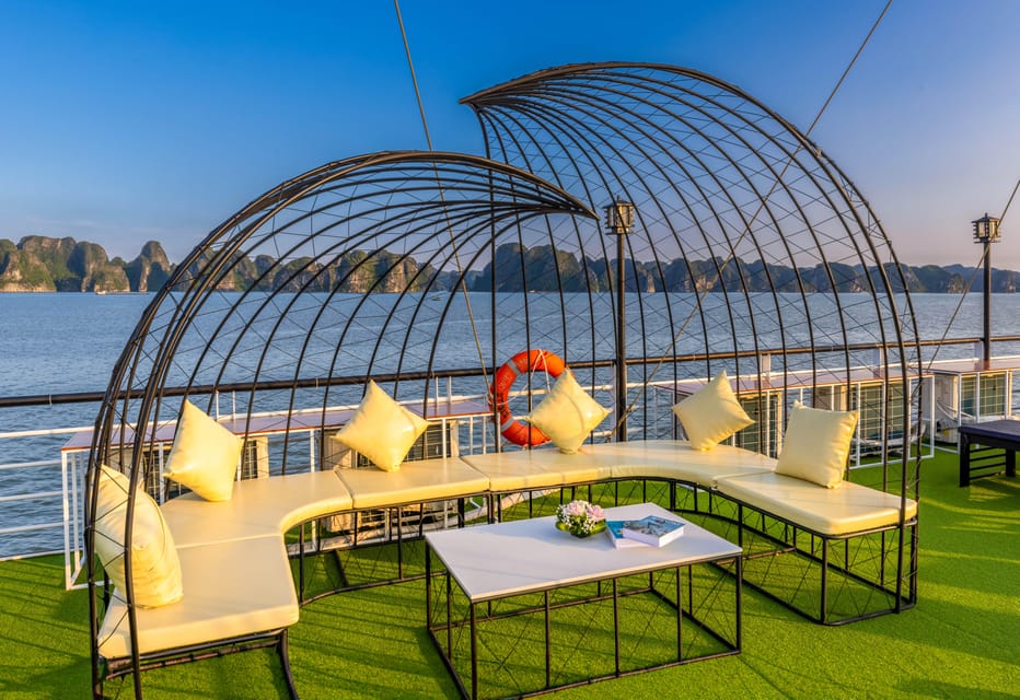 From Hanoi: 1-Day Halong 5-Star Cruise w/Jacuzzi & Limousine | GetYourGuide