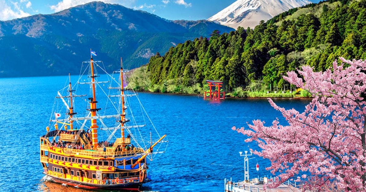 Fuji Hakone/Enoshima-tur: Valfri linbana/båt på Ashi-sjön | GetYourGuide