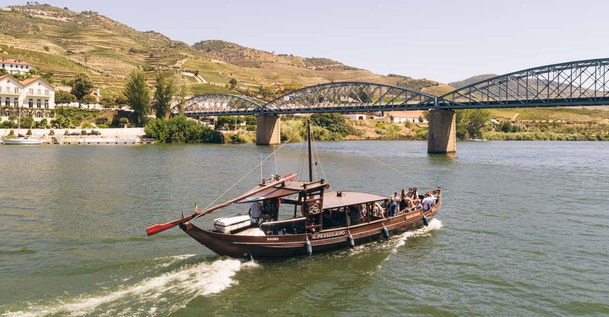 From Pinhão: Private Rabelo Boat Douro Tour with Port Wine | GetYourGuide