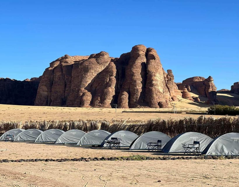 AlUla. Camping at Pangaea Center | GetYourGuide