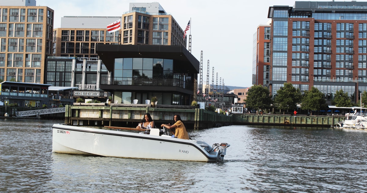 Washington DC: Navy Yard Self-Driven Boat Tour with Map | GetYourGuide