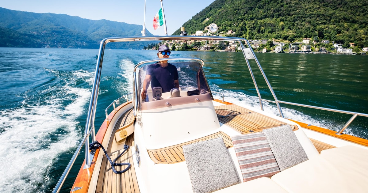 Lago di Como: Tour privato in motoscafo delle Ville e dei Giardini ...