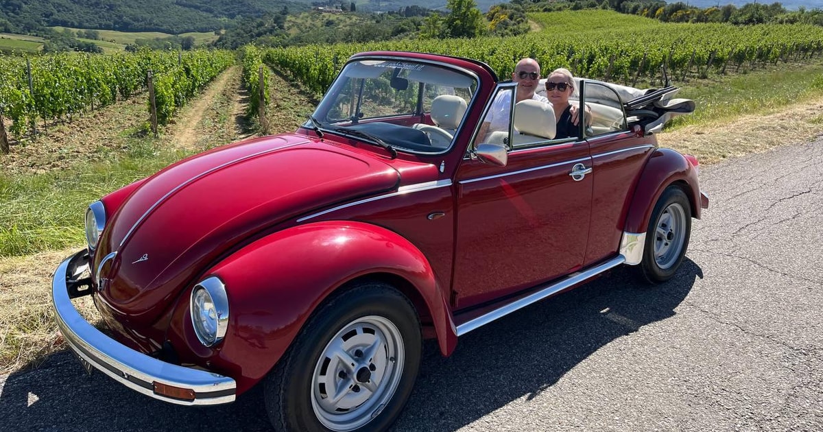 San Gimignano: Tour privato in auto con maggiolino d'epoca e vino ...