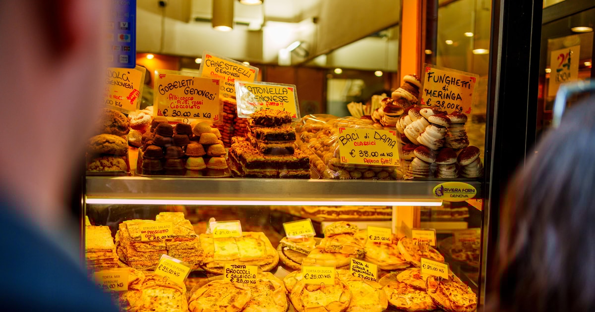 ジェノヴァ・ストリート・フードの秘密：お食事とドリンクのアドベンチャー | GetYourGuide