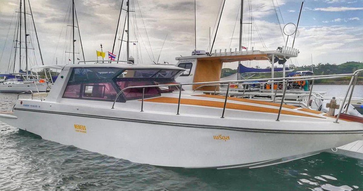 Au départ de Krabi : journée de pêche privée dans les 4 îles en bateau ...