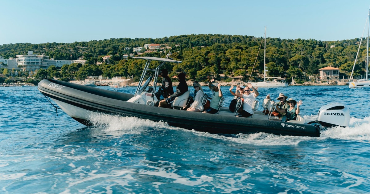 Split: Hvar, islas Pakleni y Brač (Milna) Excursión en lancha rápida ...