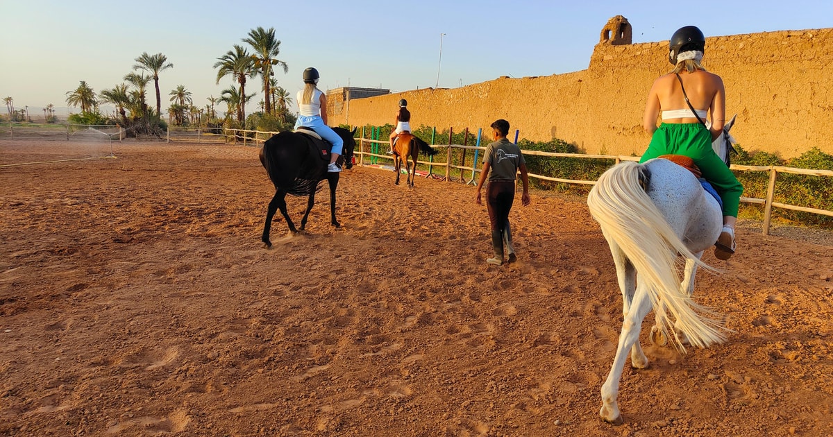 Marrakech: Excursión y Traslado a Caballo por el Desierto y la ...