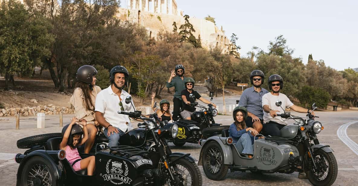 Acropolis of Athens: 60′ Tour in a Vintage Motorcycle | GetYourGuide