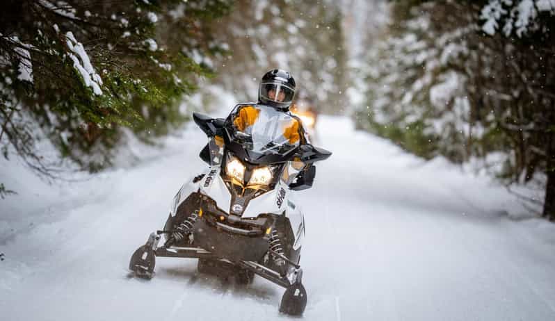 Mont-Tremblant: Snowmobiling Without Transport | GetYourGuide
