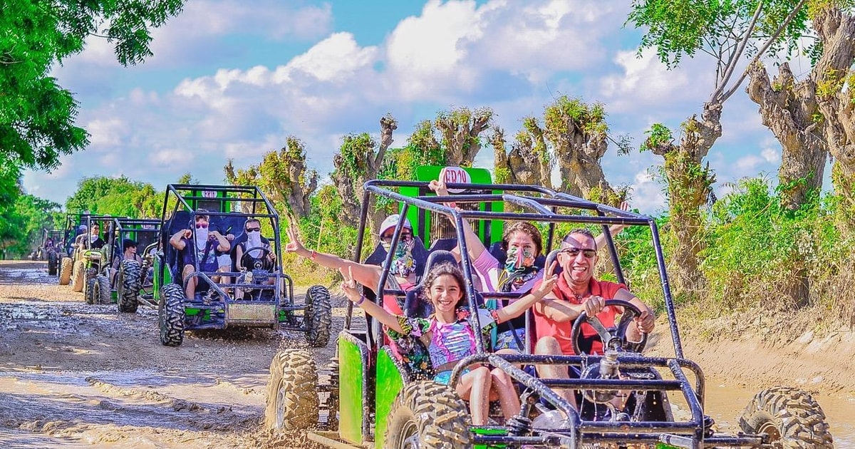 From Bávaro: Double Buggy Tour to Macao Beach and Cenote | GetYourGuide