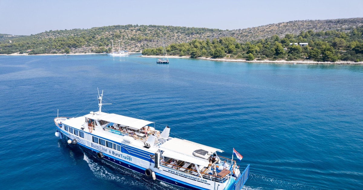 Split: Trogir, Naufragio y Tour en barco por Trogir con comida/bebidas ...