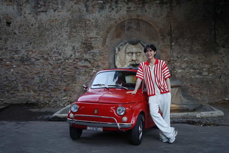 Rome : Visite en voiture ancienne avec un photographe professionnel ...