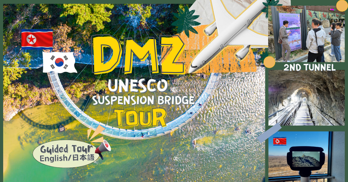 From Seoul: DMZ The 2nd Tunnel & Suspension Bridge Tour | GetYourGuide
