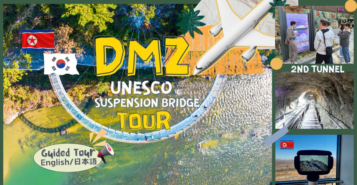 From Seoul: DMZ The 2nd Tunnel & Suspension Bridge Tour | GetYourGuide
