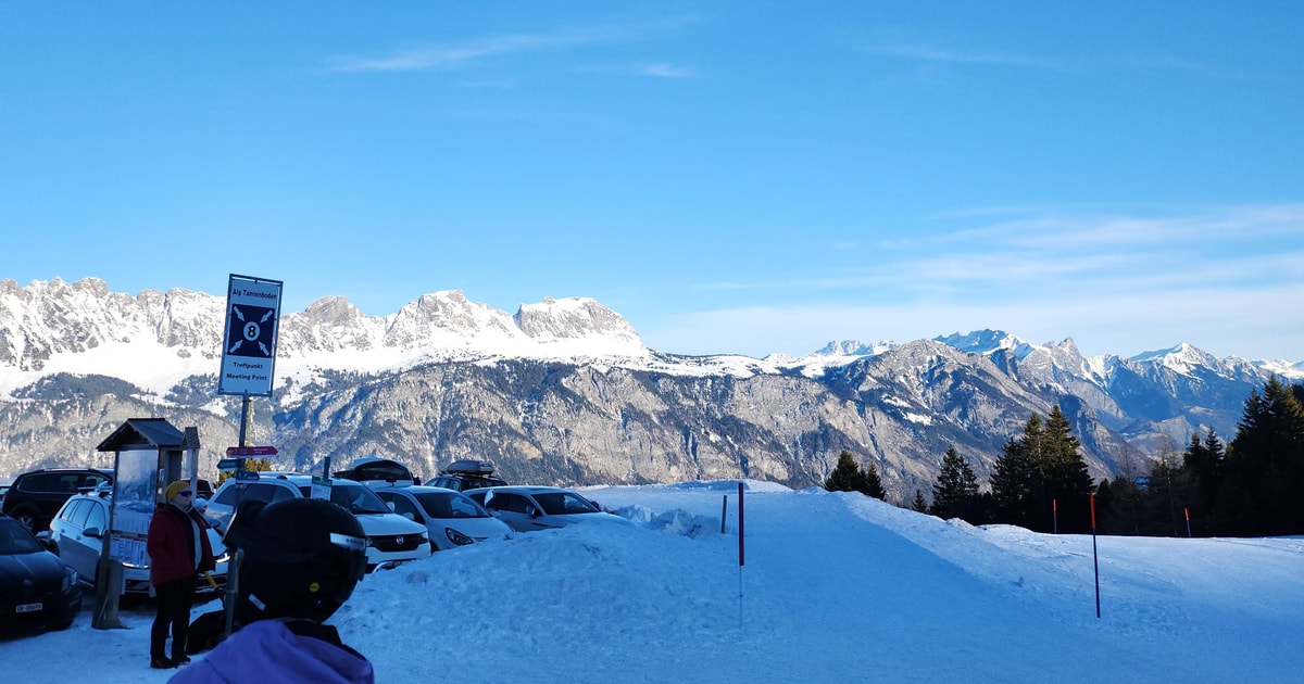 Depuis la gare centrale de Zurich : 4h d'école de ski pour débutants ...