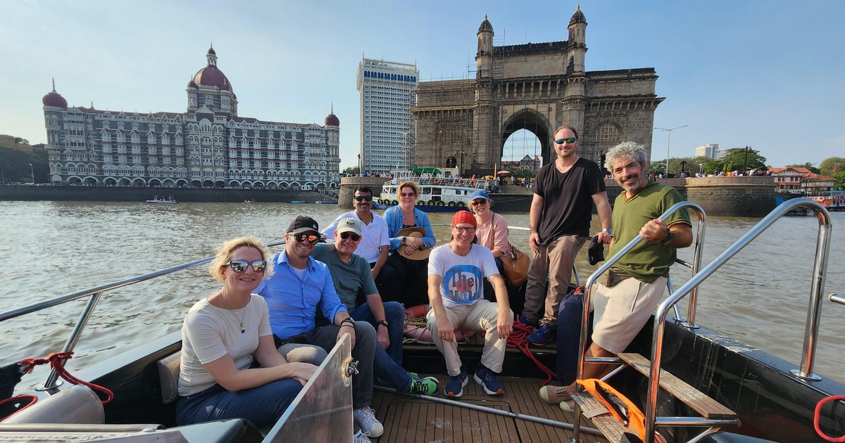 Mumbai: Tour a las cuevas de Elephanta y excursión en lancha rápida por ...
