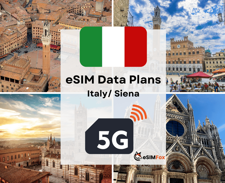Siena: eSIM Internet Data Plan for Italy high-speed 4G/5G | GetYourGuide