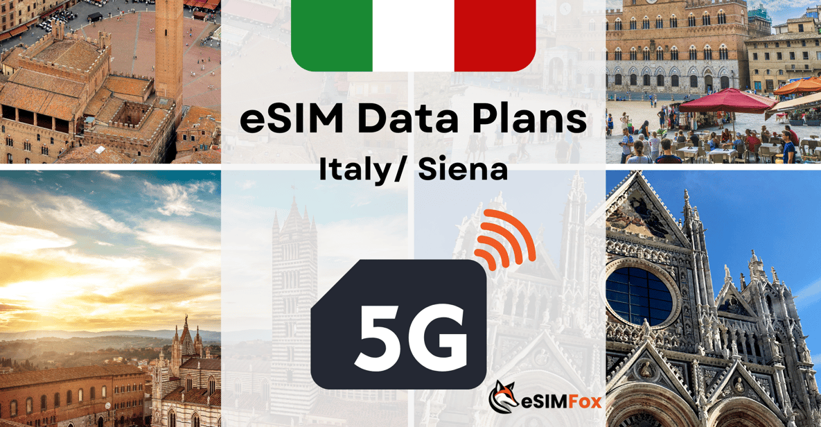 Siena: eSIM Internet Data Plan for Italy high-speed 4G/5G | GetYourGuide