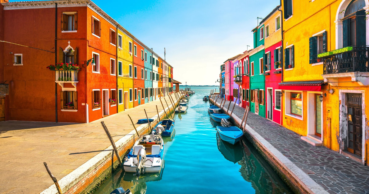 Murano & Burano Guided Tour by Private Boat with Glassmaking | GetYourGuide