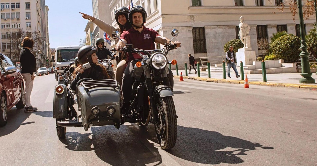 VIP Round of Acropolis in a Vintage Motorcycle Sidecar | GetYourGuide