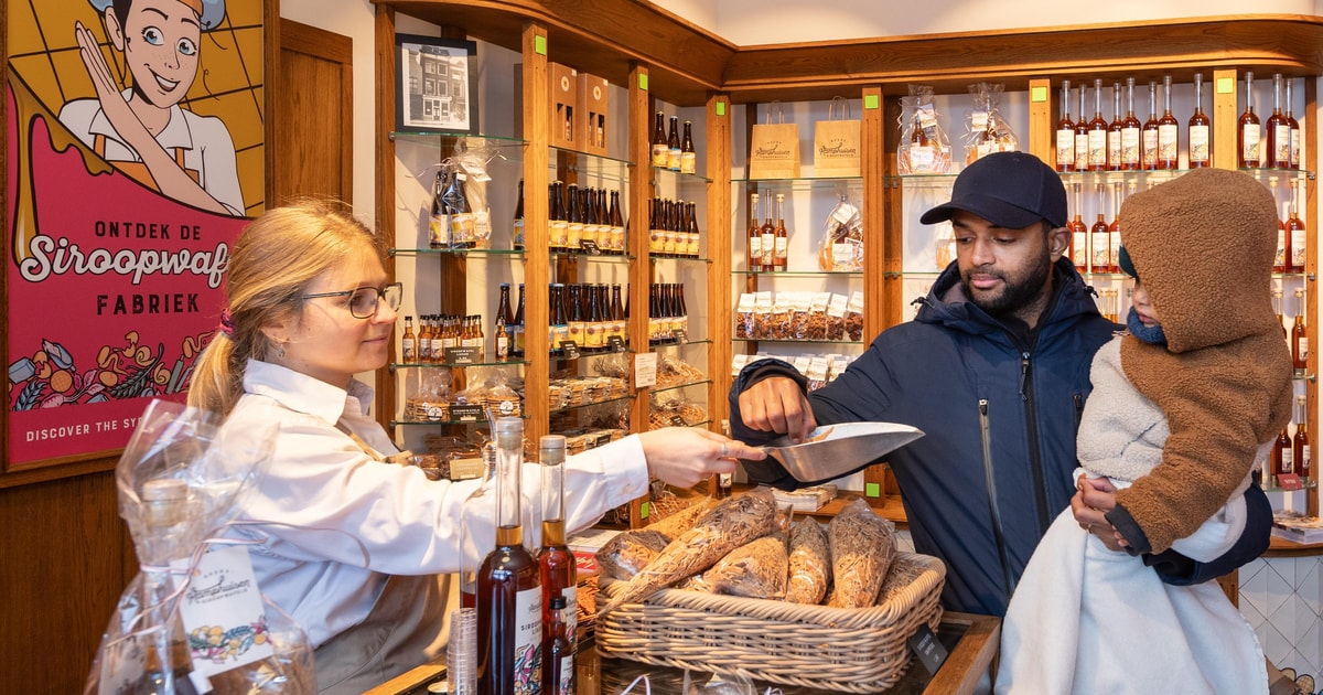 Gouda: Syrup Waffle Factory Ticket with a Waffle | GetYourGuide