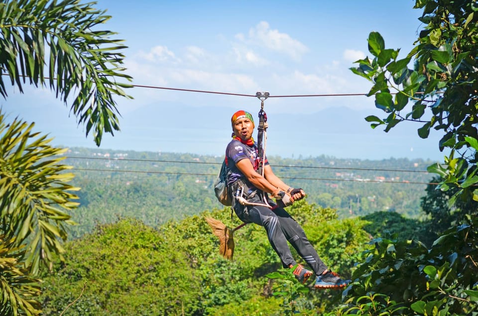 From Koh Samui: Tree Bridge Zipline and Café Experience | GetYourGuide