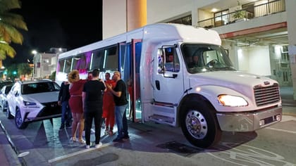 Miami: Party Bus, Club Entry, and Open Bar Night Experience | GetYourGuide