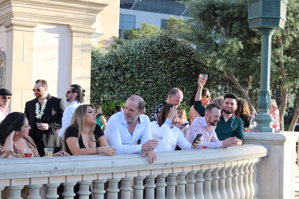 2-Hr Strip Walking Tour with Photos, champagne & souvenirs | GetYourGuide