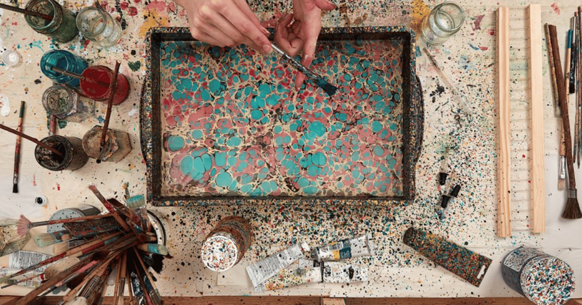Dance of Colors on Water: Turkish Marbling(Ebru) Workshop | GetYourGuide