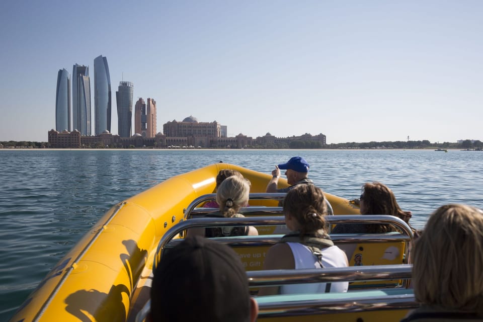Abu Dhabi: 60-Minute Corniche Speed Boat Sightseeing Tour | GetYourGuide