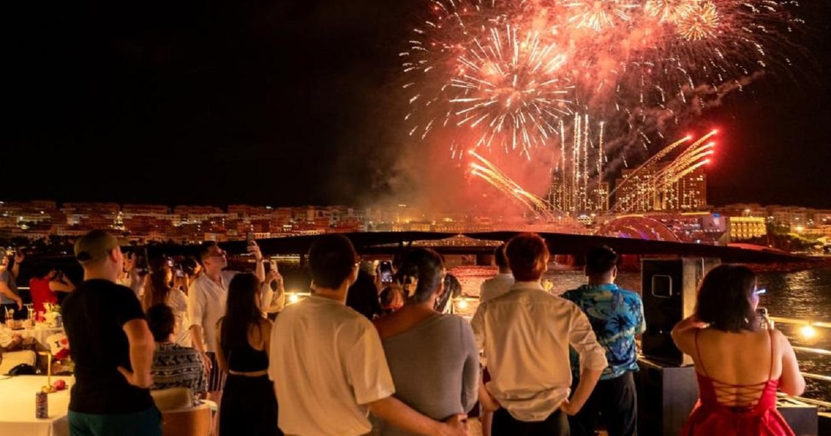 Phu Quoc: Sunset Town Night Cruise with DJ and Drinks | GetYourGuide